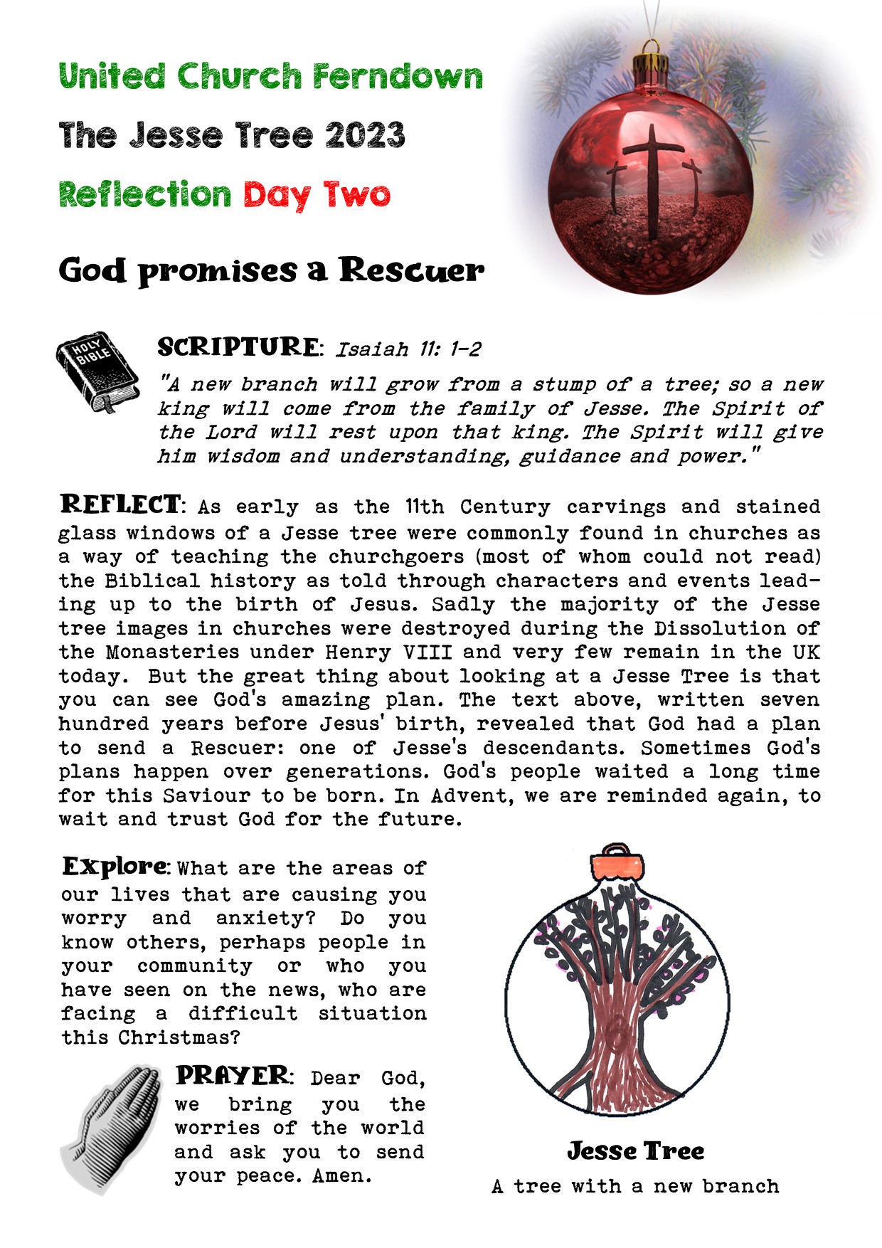 United Church Ferndown : Advent Calendar