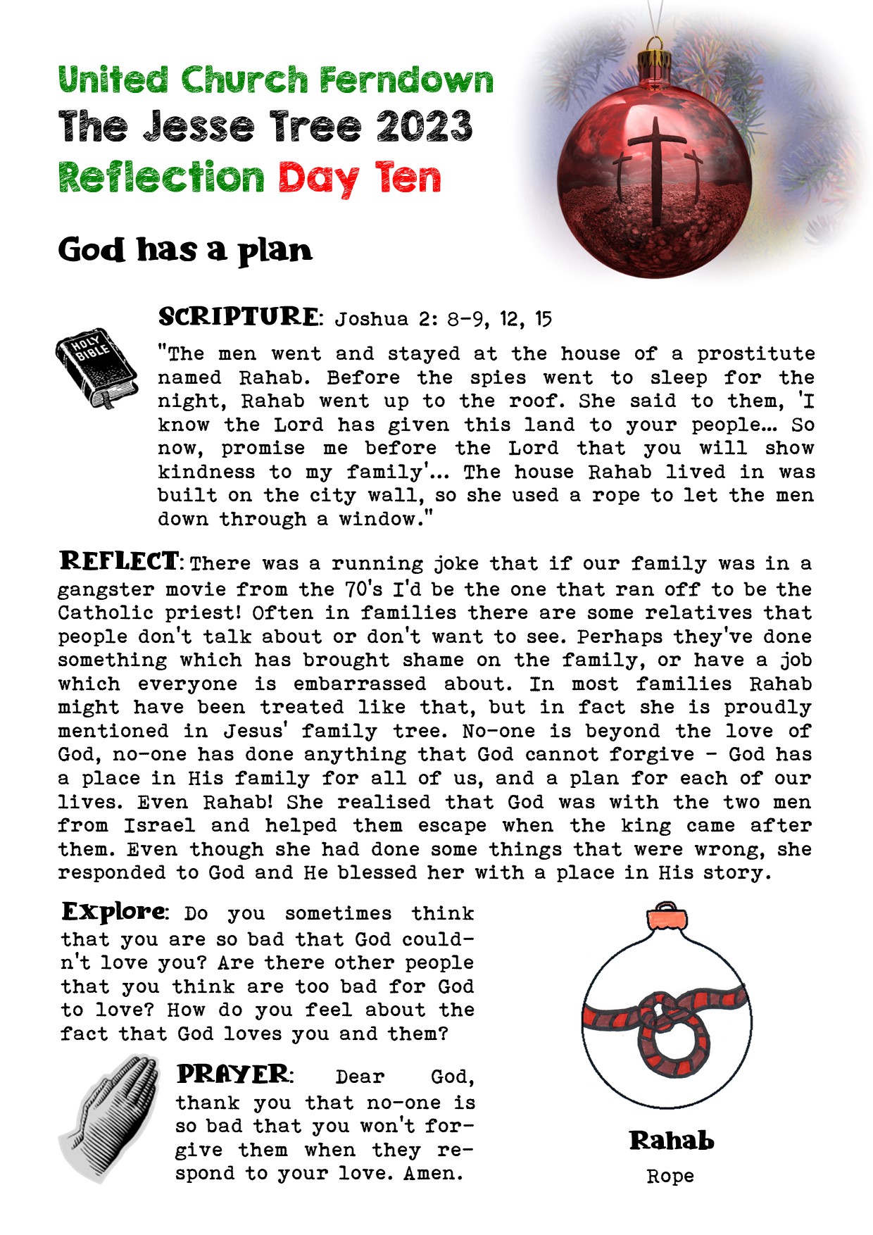 United Church Ferndown : Advent Calendar